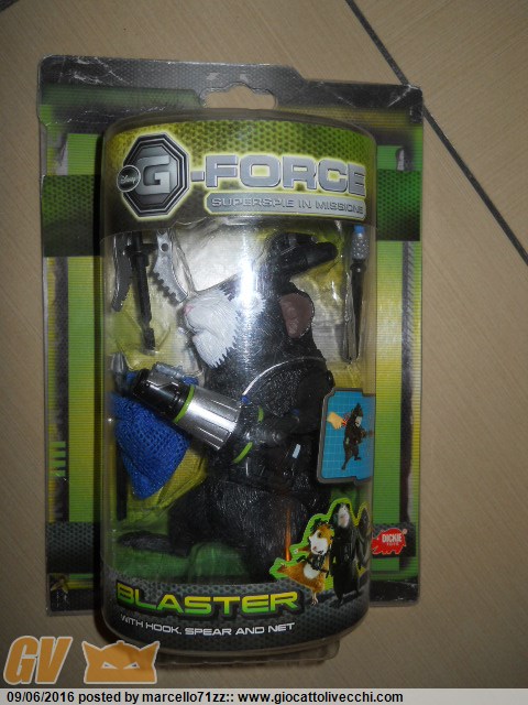 Mercatino: G-Force Action Figure Superspie In Missione With Hook, Spear ...