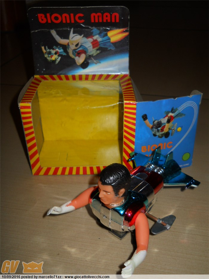 Mercatino: Bionic Man Superman Car Toy Made In Hong Kong Toys Vintage ...