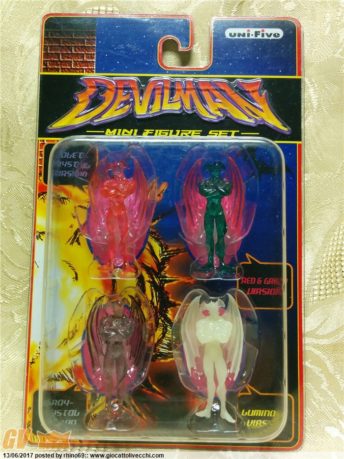 Mercatino: Devilman Unifive Mini Figure Set - 1998. - GiocattoliVecchi.com