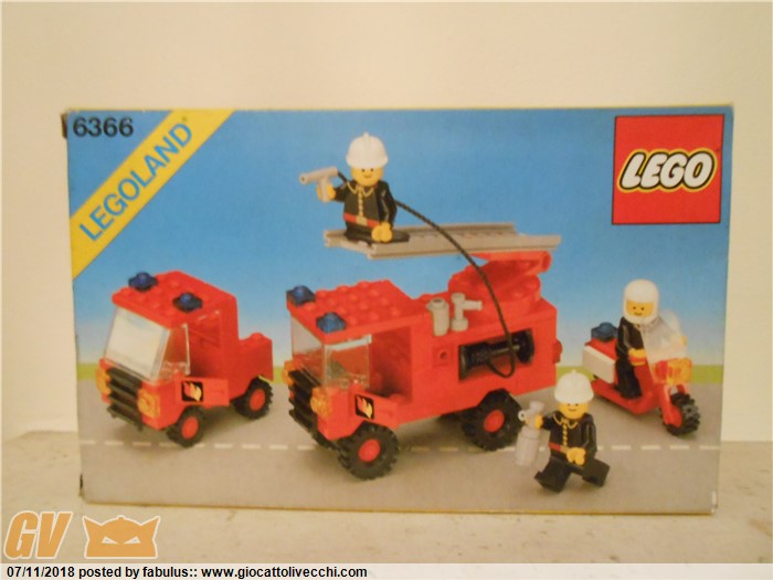 Mercatino: Lego 6366 Squadra Dei Vigili Del Fuoco Completa Scatola ...