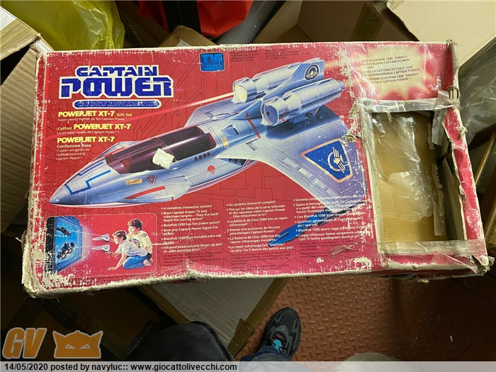 Mercatino: Capitan Captain Power Jet Xt-7 Mattel - GiocattoliVecchi.com