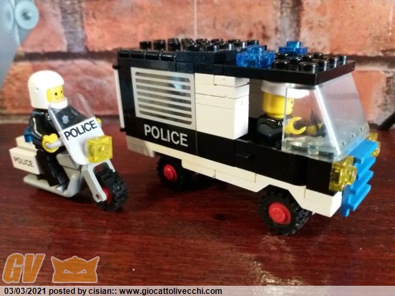 Mercatino: Lego City Vintage Codice 6684 - Furgone Polizia E Moto ...