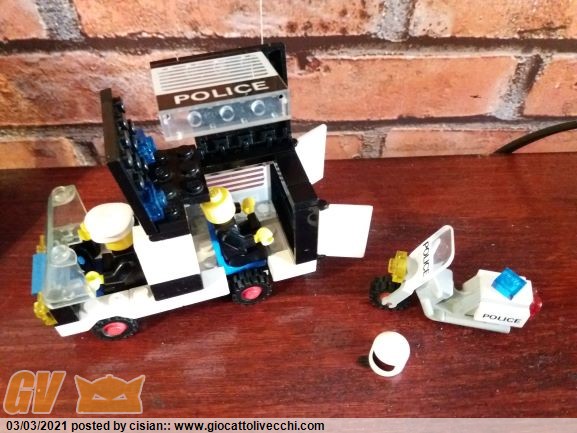 Mercatino: Lego City Vintage Codice 6684 - Furgone Polizia E Moto ...
