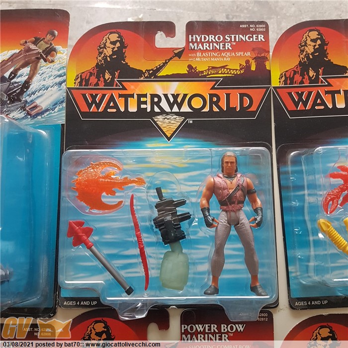Mercatino: Waterworld Serie Completa 5 Action Figures Kenner Mint 1995 ...