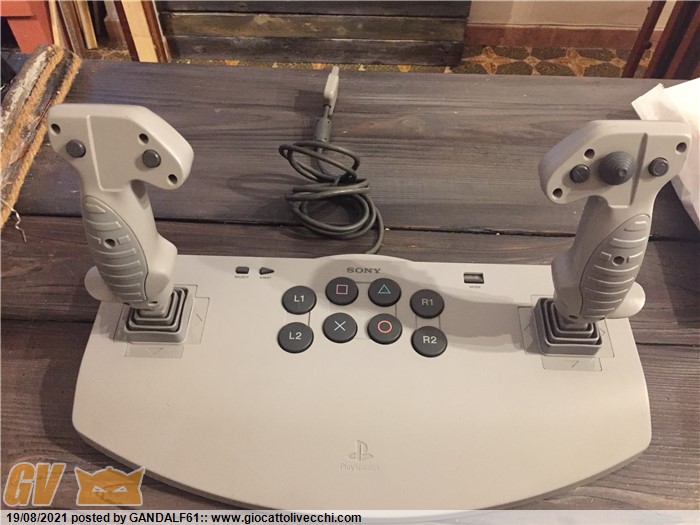 Mercatino: Controller Ps1/Arcade Stick/Analogico Joystick Grigio (Scph ...