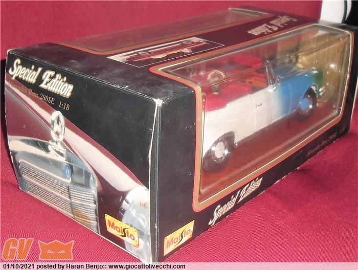 Mercatino: Modellino Auto 1:18 Maisto - Mercedes Benz 280Se 1966 ...