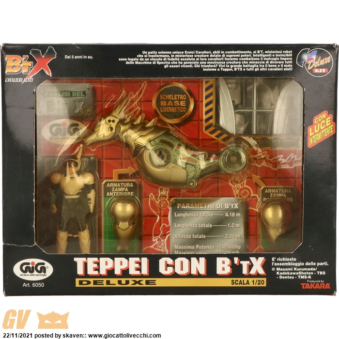 Mercatino: Takara Gig Teppei Con B`Tx Deluxe - GiocattoliVecchi.com