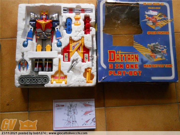 Mercatino: Daitarn 3 Dx Sunrise 1984 Vintage Deluxe Set Daitan 3 ...