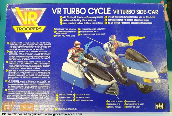 Mercatino: Vr Troopers Vr Turbo Cycle Vr Turbo Side-Car ...