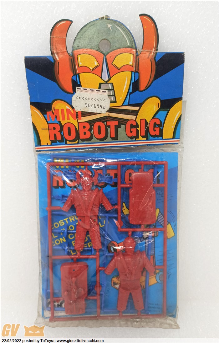 Mercatino: Mini Robot Gig Vintage Toys Gig 1970 Mini Jumbo Robot New ...