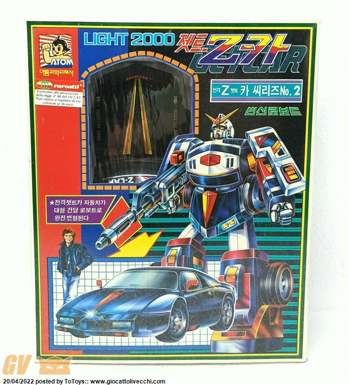Mercatino: Kitt Supercar Robot Trasformable Koreano Light 2000 Jetcar Z ...