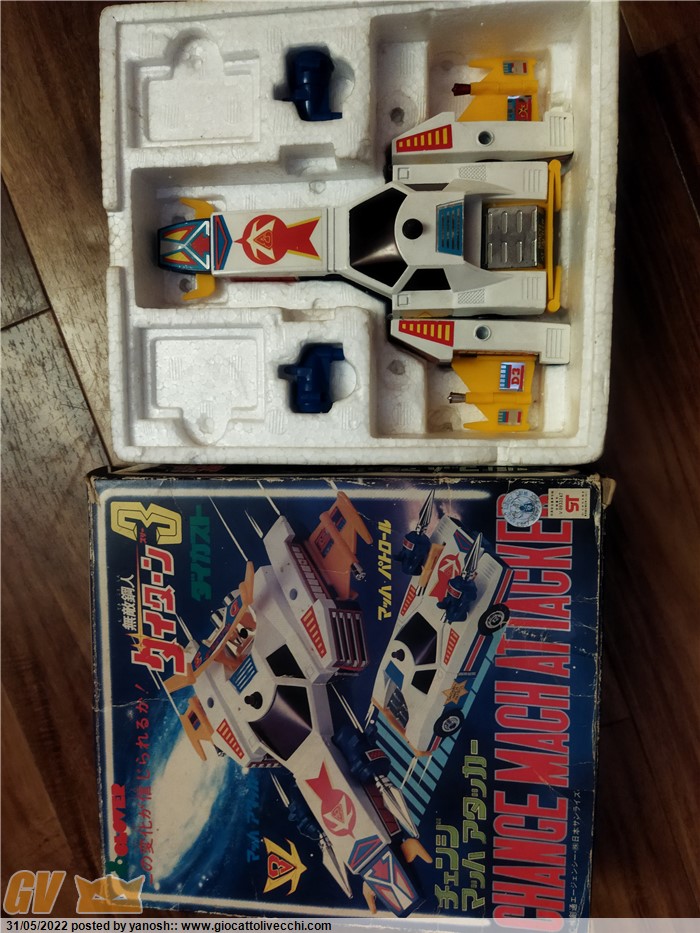 Mercatino: Daitarn 3 Mach Patrol Change Dx Clover Die-Cast Metal Japan ...