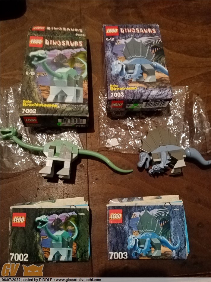 Mercatino: Lego Dinosaurs 7002-7003 In Box - GiocattoliVecchi.com