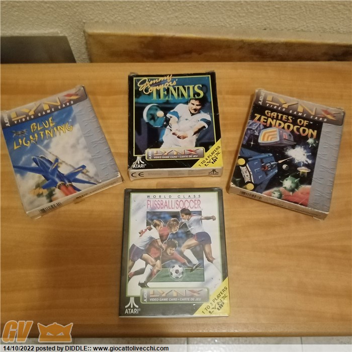 Mercatino: Lotto Card Game Per Atari Linx Fondi Di Magazzino ...