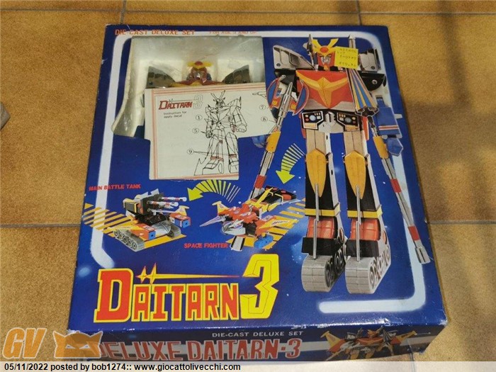 Mercatino: Daitarn 3 Dx Sunrise 1984 Vintage Deluxe - Daitan 3 ...