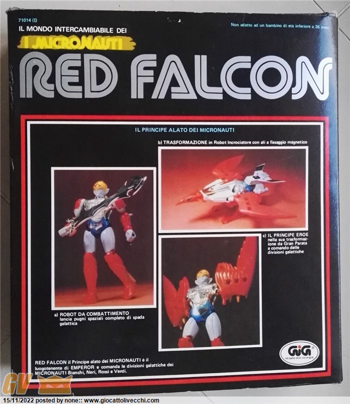 Mercatino: Red Falcon 1A Serie By Gig - GiocattoliVecchi.com
