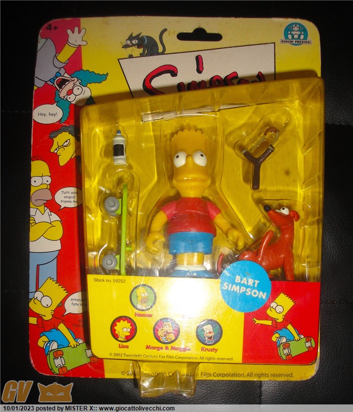 Mercatino: Lotto 4 Blister Serie The Simpson Fondo Di Magazzino Action ...