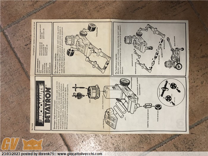 Mercatino: Micronauts Micronauti Mego Corp 1978 Istruzioni Betatron ...