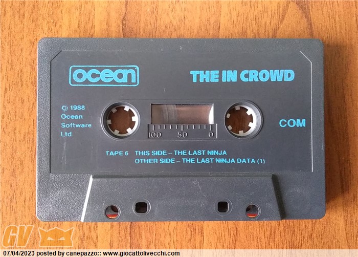 Mercatino: Cassetta The Last Ninja The In Crowd Ocean Commodore 64/128 ...