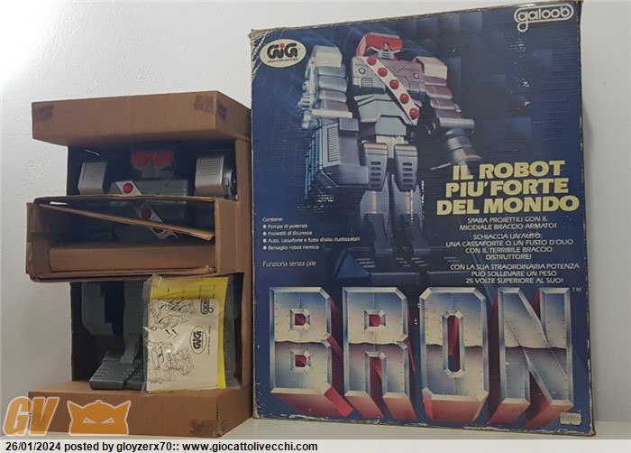 Mercatino: Bron Gig Robot In Box Galoob Space Toys Raro ...